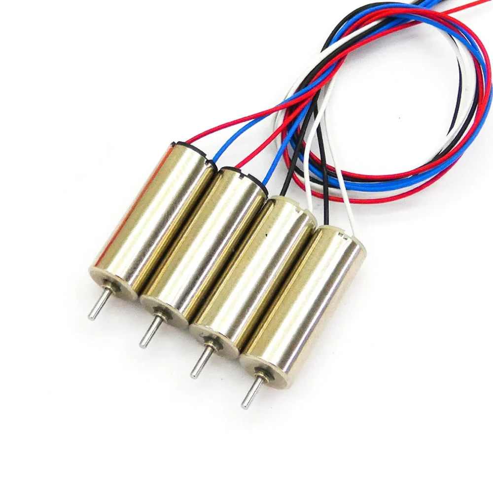 720 Brushed Motor Set 4pcs 7x20mm Coreless Motor 1mm Shaft (4 Pack ...