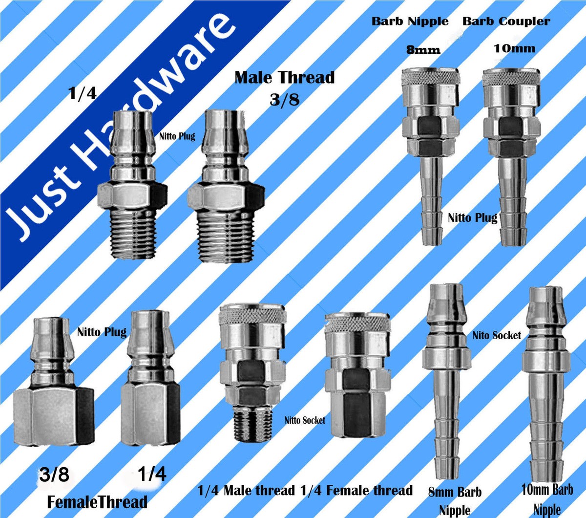 Air Hose Fitting Styles Types Of Tube Fittings: Learn The Key