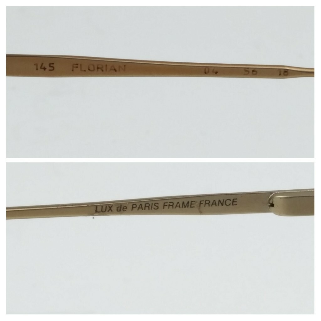 Lux de Paris Florian Men Vintage Aviator Eyeglasses Frame France 56 18 ...