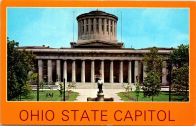 Ohio State Capitol Columbus Ohio Vintage Chrome Postcard Unposted A85 ...