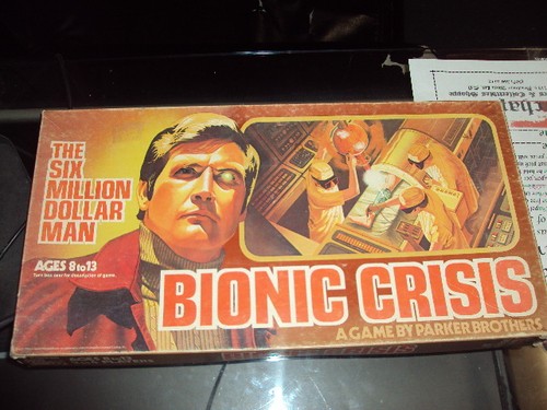 THE SIX MILLION DOLLAR MAN: BIONIC CRISIS - 1975 board game, Parker ...
