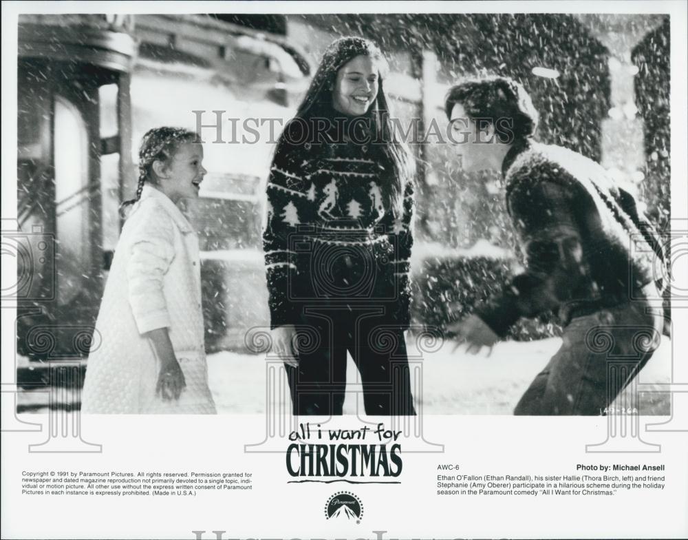 Thora Birch 1991 All I Want For Christmas (1991) Ethan Embry, Thora