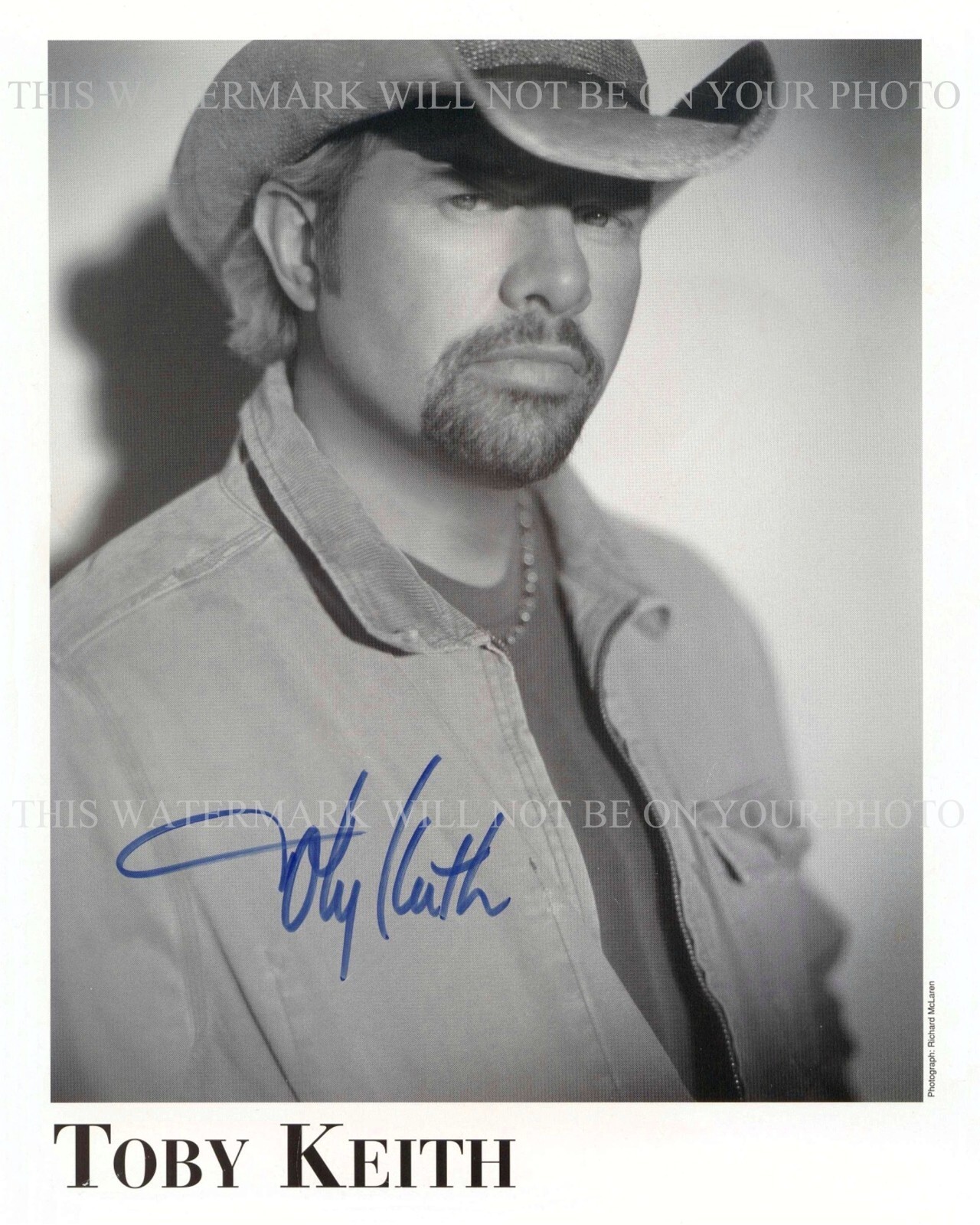 TOBY KEITH SIGNED AUTOGRAPH 8X10 RPT PROMO PHOTO COUNTRY MUSIC LEGEND ...