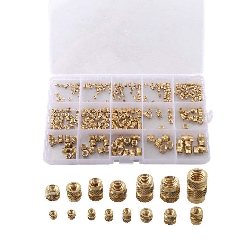 Professional Grade Brass Threaded Bushings 300pcs Insert Nuts for 3D ...