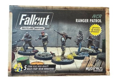 Modiphius: Fallout Wasteland Warfare NCR Ranger Patrol Miniatures ...