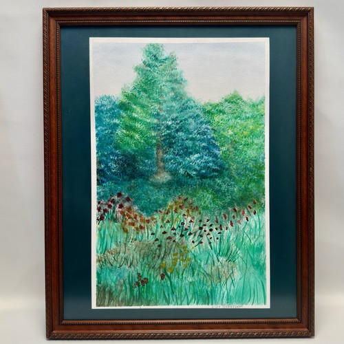 Kat Thomashow Original Watercolor Painting Maine Landscape Framed Art ...