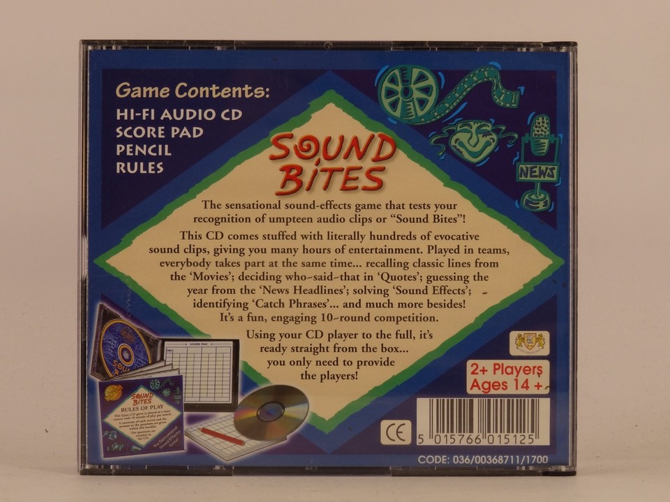 SOUND EFFECTS SOUND BITES (NO SCORE PAD) (NO PENCIL) (Z78) CD Album ...