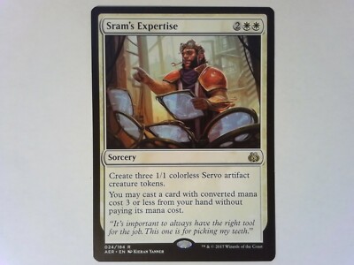Sram's Expertise Aether Revolt - Mtg Magic the Gathering White | eBay