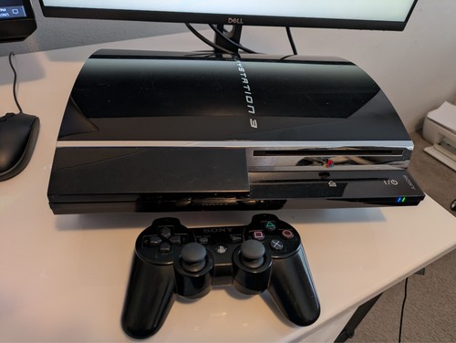 Sony PlayStation 3 PS3 CECHA01 Backwards Compatible PS2 1TB Cleaned and ...