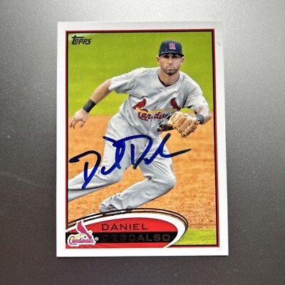 DANIEL DESCALSO 2012 TOPPS AUTOGRAPHED SIGNED AUTO BASEBALL CARD | eBay