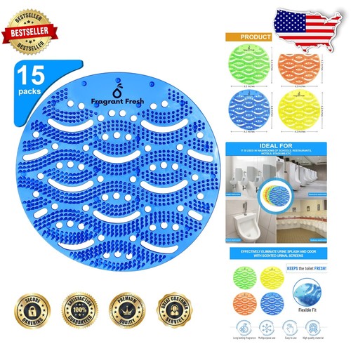Long-Lasting Ocean Fresh Urinal Screen with Anti-Splash Technology - 15 ...