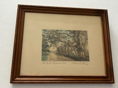 Wallace Nutting Signed Print: "A Great Wayside Oak" In vintage frame | eBay