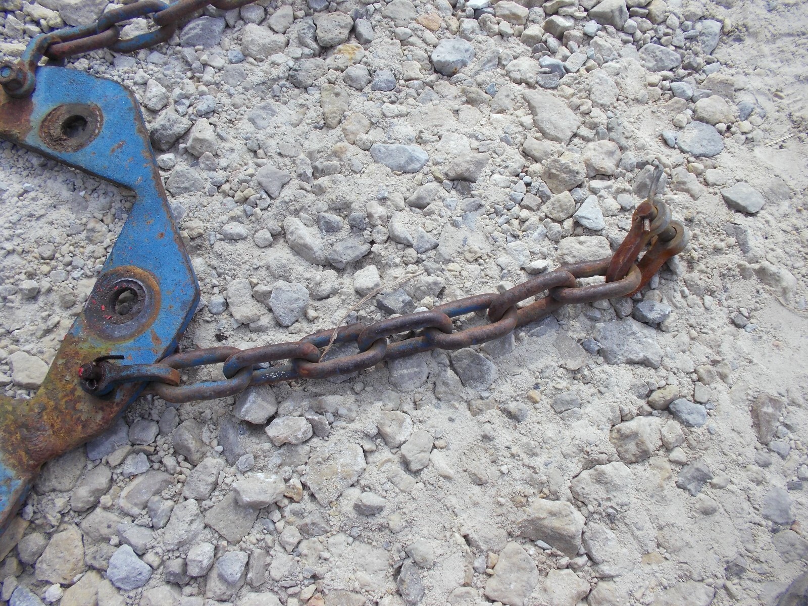 Ford 601 WM tractor Original drawbar support w/ 3pt hitch sway chain ...