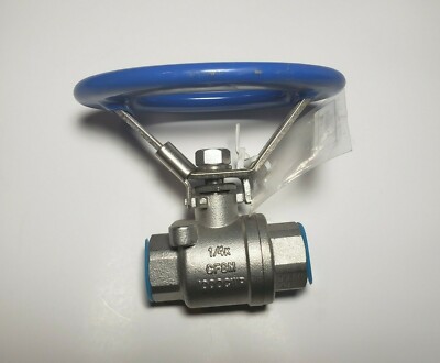 1/4 Ball Valve NPT 316 SS with locking handle FNW 1000 CWP | eBay