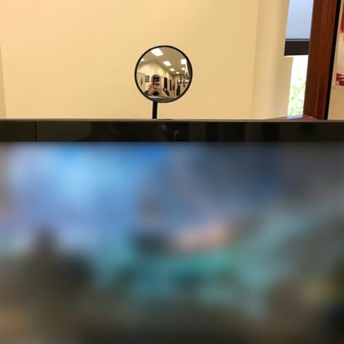 Glass Clip On Rear View Cubicle Mirror Flexible Convex Security Mirror ...