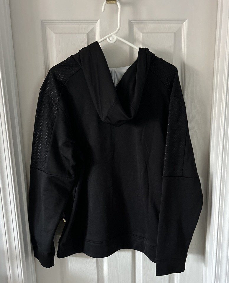 MEN'S LAS VEGAS RAIDERS BLACK DRI-FIT FULL ZIPPER JACKET W/HOOD-BY ...