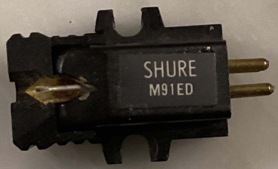 SHURE M91ED CARTRIDGE AND NEW GENUINE SHURE N91E HI-TRACK STYLUS IN ...
