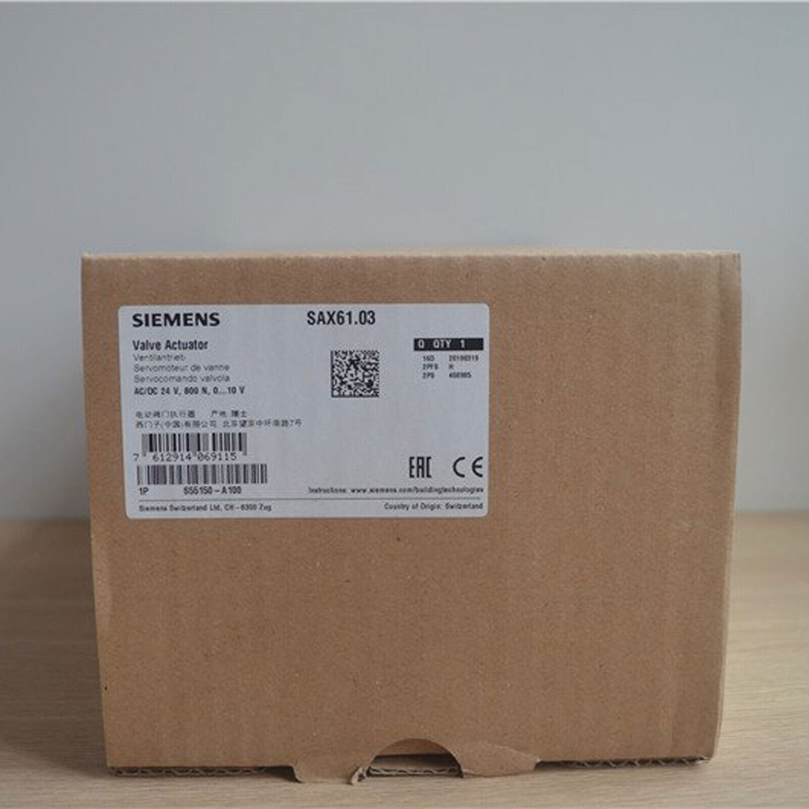 New Siemens SAX61.03 Valve Actuator In Box Expedited Ship 1PC | eBay