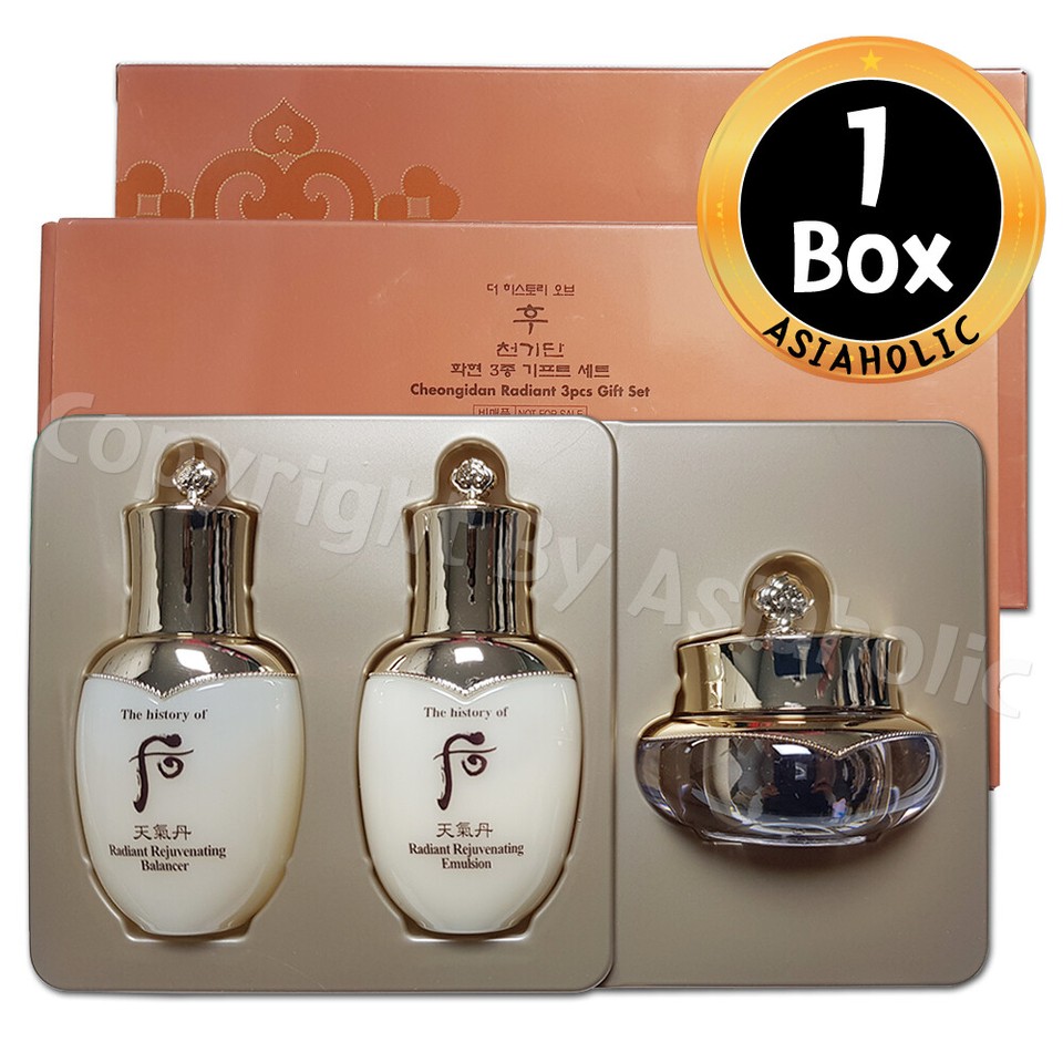 The history of Whoo Cheongidan Radiant 3pcs Gift Set (1Box ~ 9Box ...