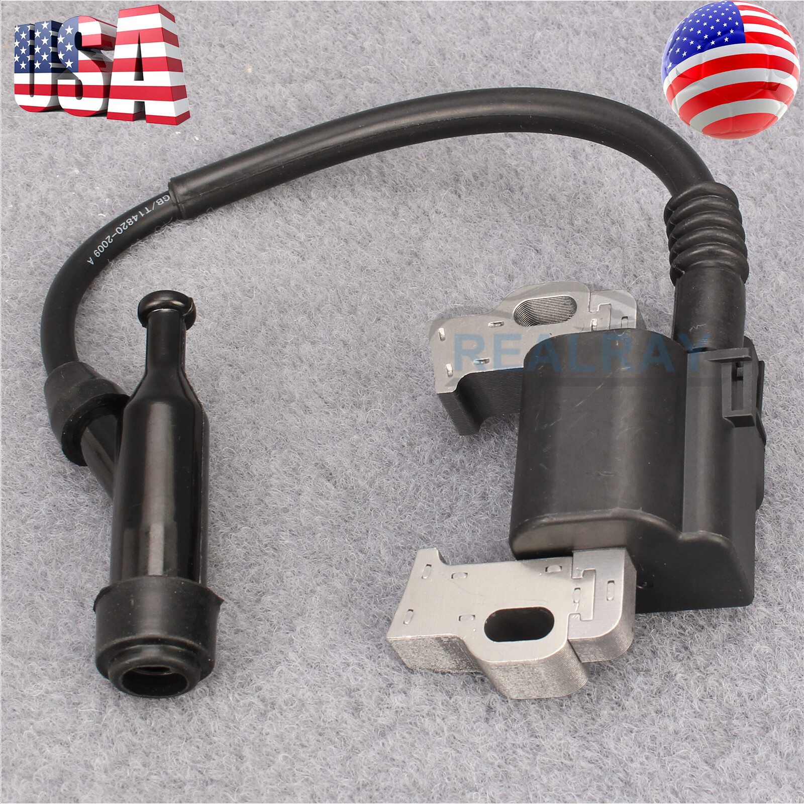 For Honda GX340, GX390 Ignition Coil Module with 4 Prong Connector ...
