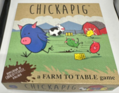 CHICKAPIG Board Game - A Farm to Table Game Ages 8+ 2 to 4 Players 100% ...