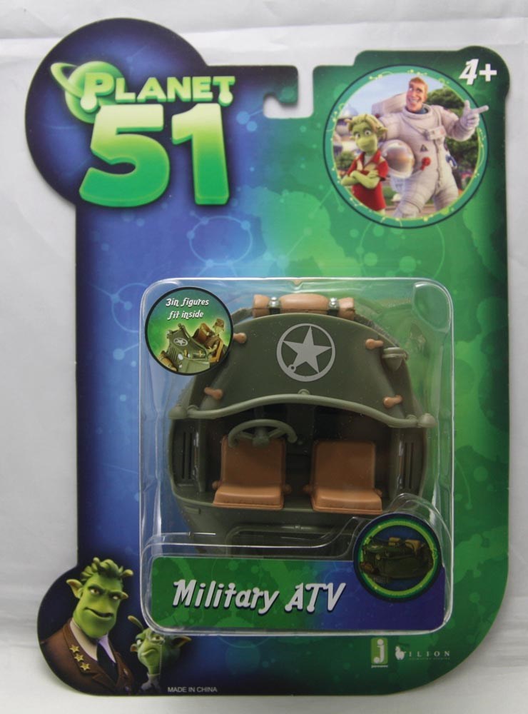 Movie 'Planet 51' Vehicle : 'Military ATV' by Jazwares 2009 | eBay