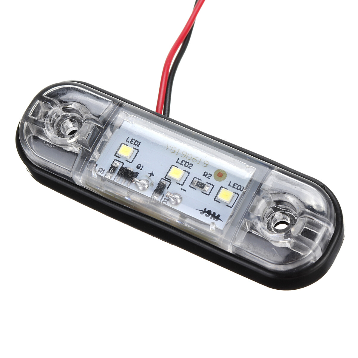 10X LED Clearance Lights Side Marker Indicators Trailer Truck Lorry ...