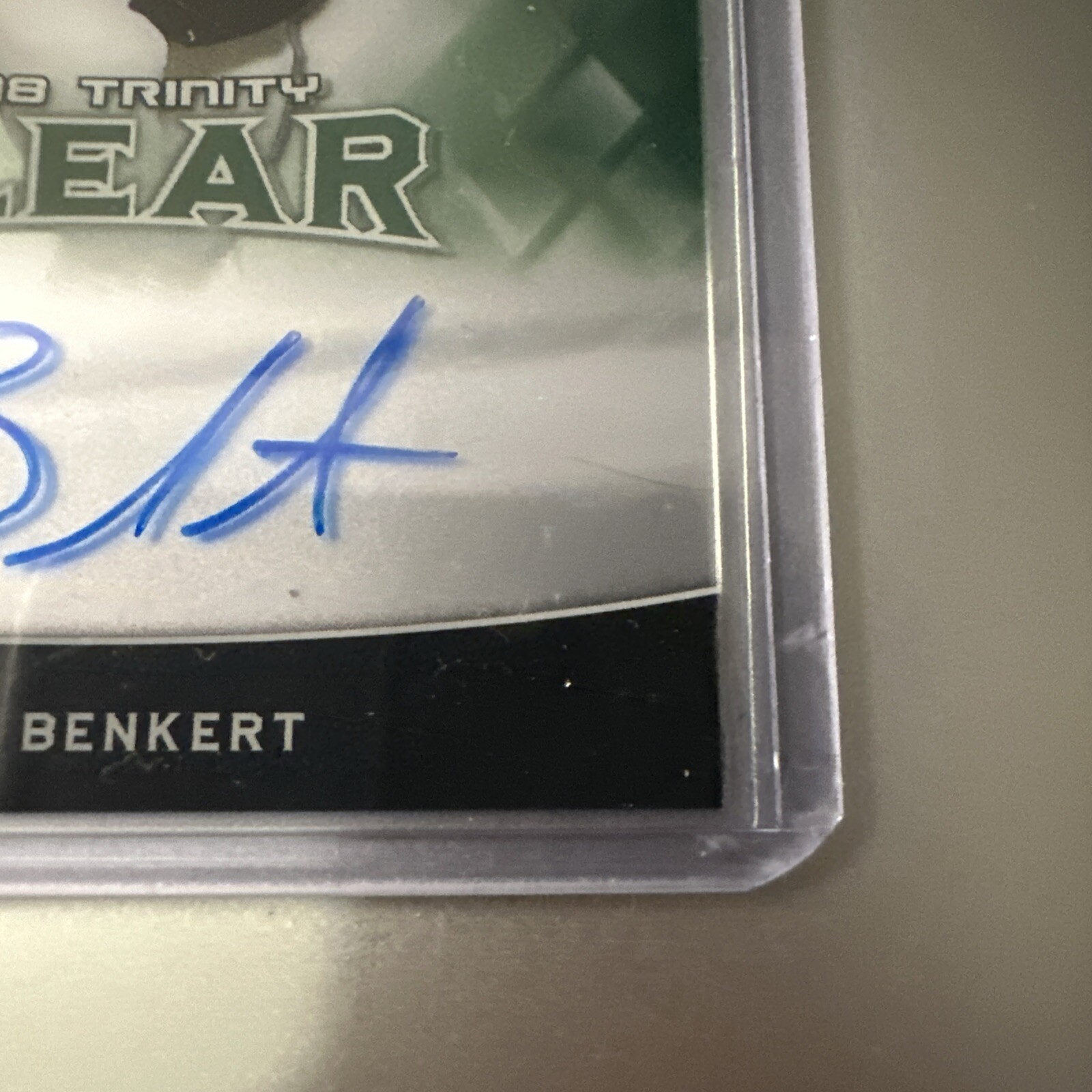 2018 Leaf Valiant Midas Touch Navy 10/10 Kurt Benkert #CA-KBI Rookie ...