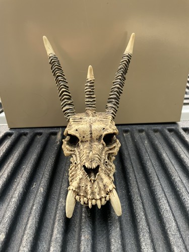 Summit Collection Large Mythical Fantasy Dragon Skull Resin Sculpture ...