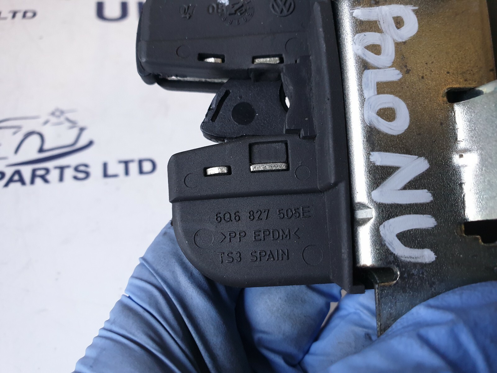 VW POLO MK4 2005-2009 BOOTLID TAILGATE LOCK MECHANISM 6Q6827505E 6Q6 ...