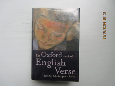 Oxford Book of English Verse by Christopher Ricks (1999, Hardcover ...