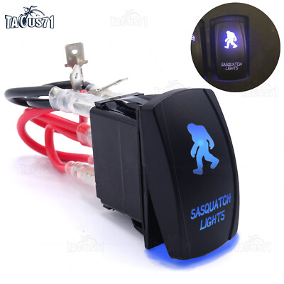"SASQUATCH LIGHTS" Rocker Toggle Switch For Truck Car UTV Boat LED Bar ...