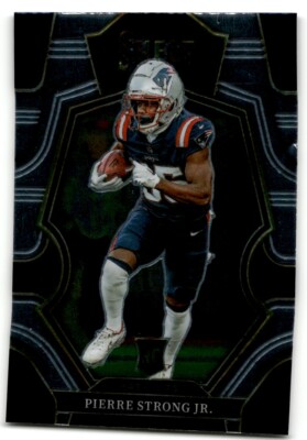 2022 Premier Level Pierre Strong Jr. Rookie New England Patriots #168 ...