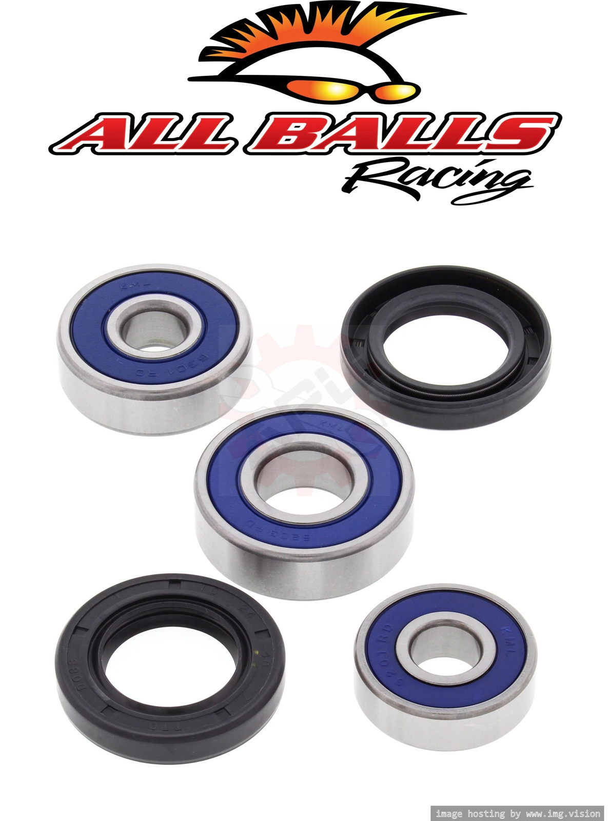 Rear Wheel Bearings KDX80 80-83 KE100 76-01 KX80 79-82 TS75 75-77 ALL ...