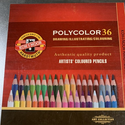KOH-I-NOOR Hardtmuth Polycolor 36 Colored Pencil Tin Pre-owned ...