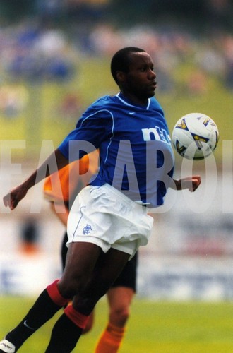 Vintage Press Photo Football, Rangers, Rod Wallace, 2000s, Print 24 X ...