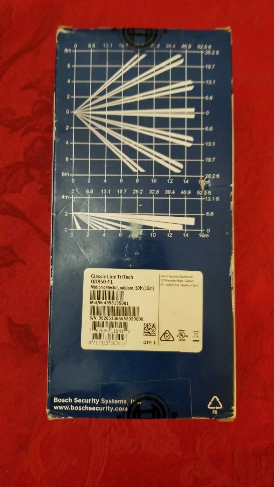 Bosch OD850-F1 Outdoor TriTech Motion Detector - White for sale online ...