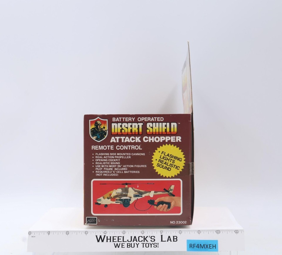 Remote Control Attack Chopper Desert Shield 1990 DSI Vintage Toy NEW ...