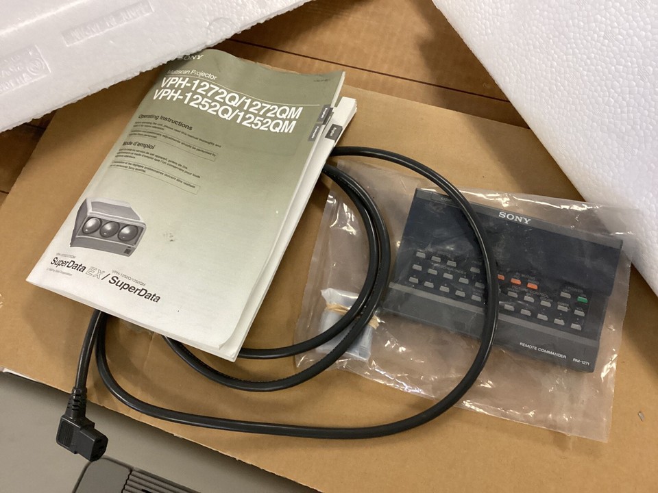 SONY….VPH-1252Q…MULTISCAN PROJECTOR…NEW | eBay