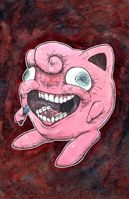 Horrifying Jigglypuff Parody11x17 Fine Art Print | eBay