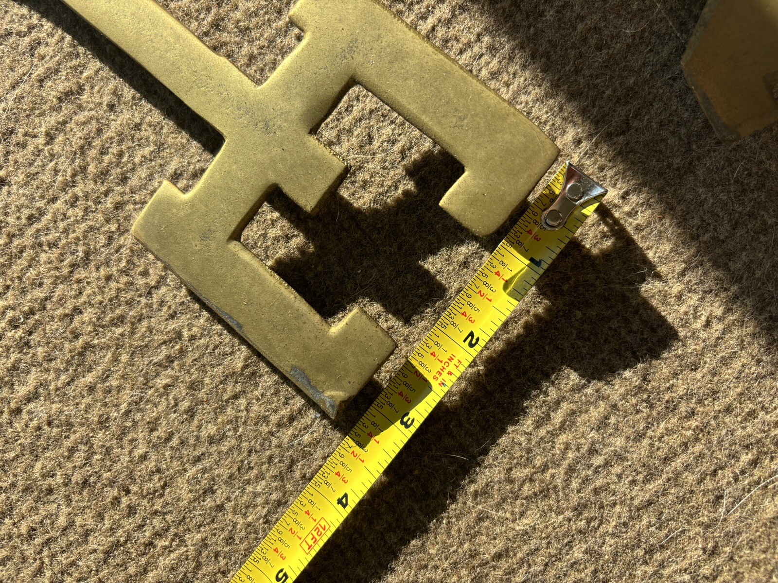 Antique Vintage Brass Weathervane Directional Arrow NSEW 18.5 X 3.5 ...