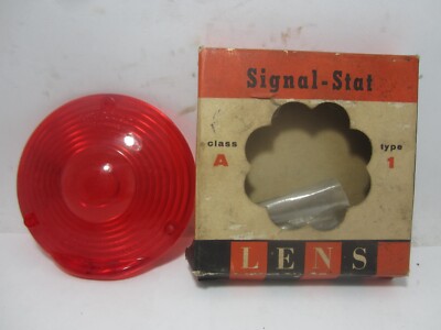 Signal-Stat Truck Universal Fender Mounted Red Signal Light Lense 2678 ...