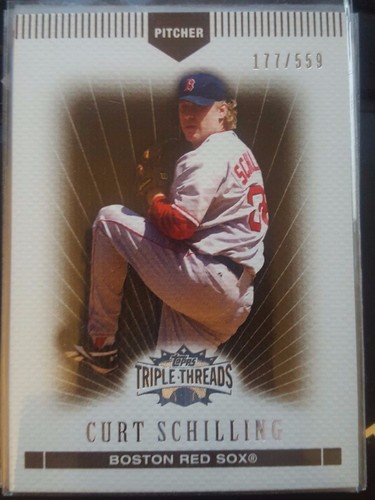 2007 Topps Triple Threads - Curt Schilling #87 Sepia /559 for sale ...