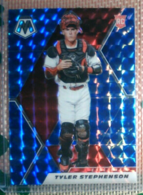 Tyler Stephenson 2021 Panini Mosaic Blue Prizm Rookie Card #216 | eBay