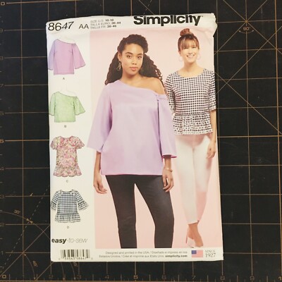 UNCUTS SIMPLICITY PATTERN 8647 AA US SIZE 10 TO 18 EASY TO SEW | eBay