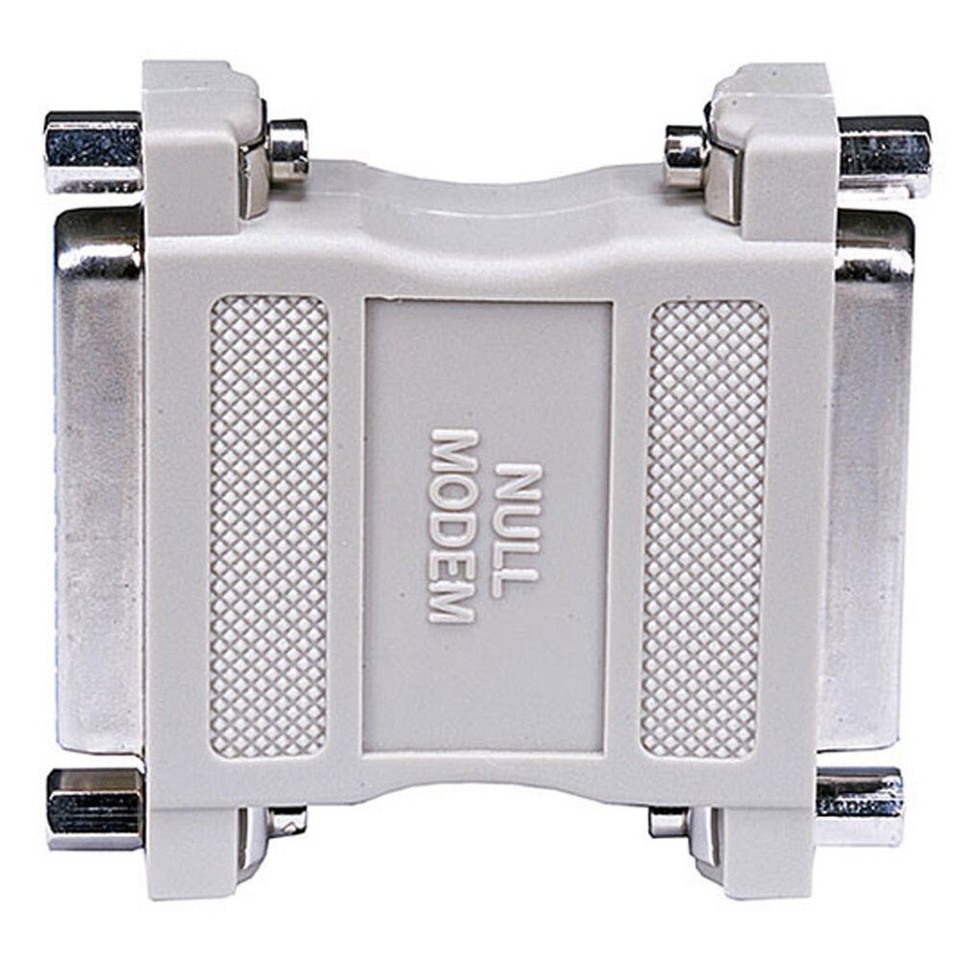 DB25 Parallel Port Female to Female Null Modem Adapter Gender Changer ...