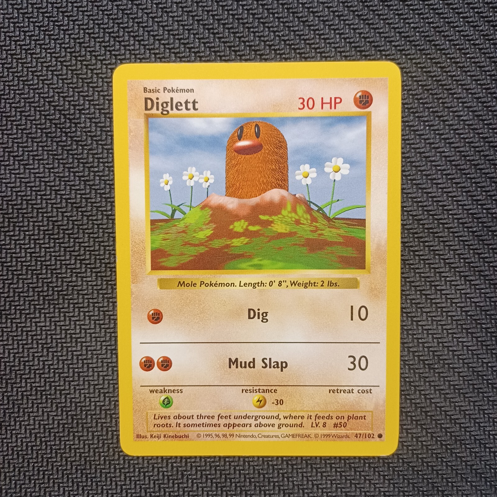 Diglett 47/102 – Shadowless – Base Set – Pokemon – MP - La Paz County ...