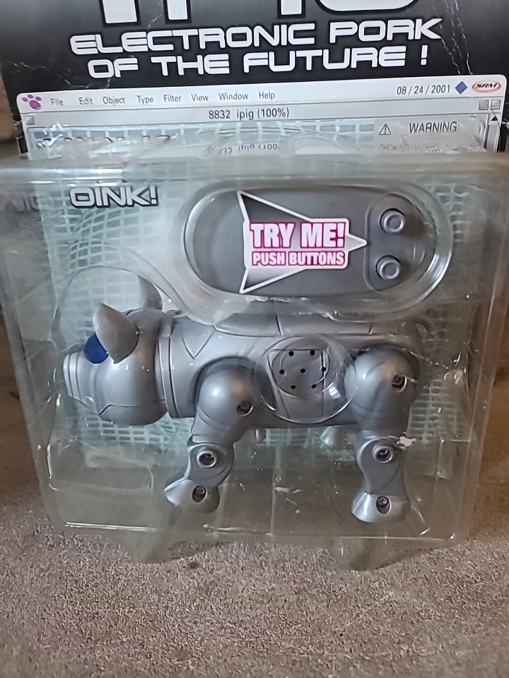 iPig Electronic Pig of the Future SRM International Robot Toy 2000 | eBay