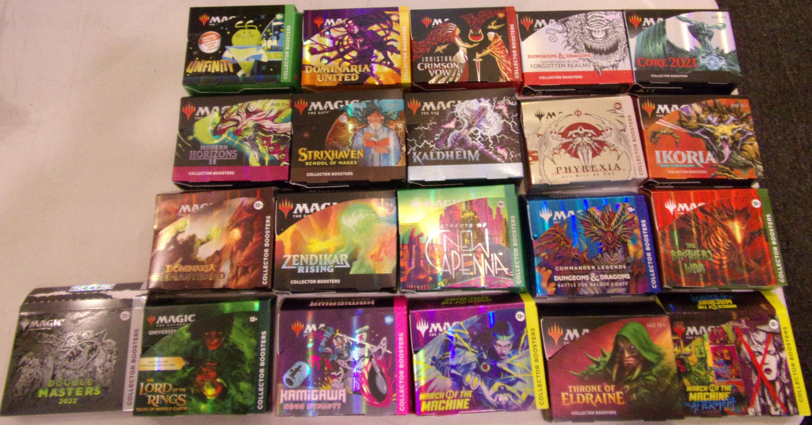 MTG. Collectors Booster Box only Empty NO CARDS ( you choose the set ...