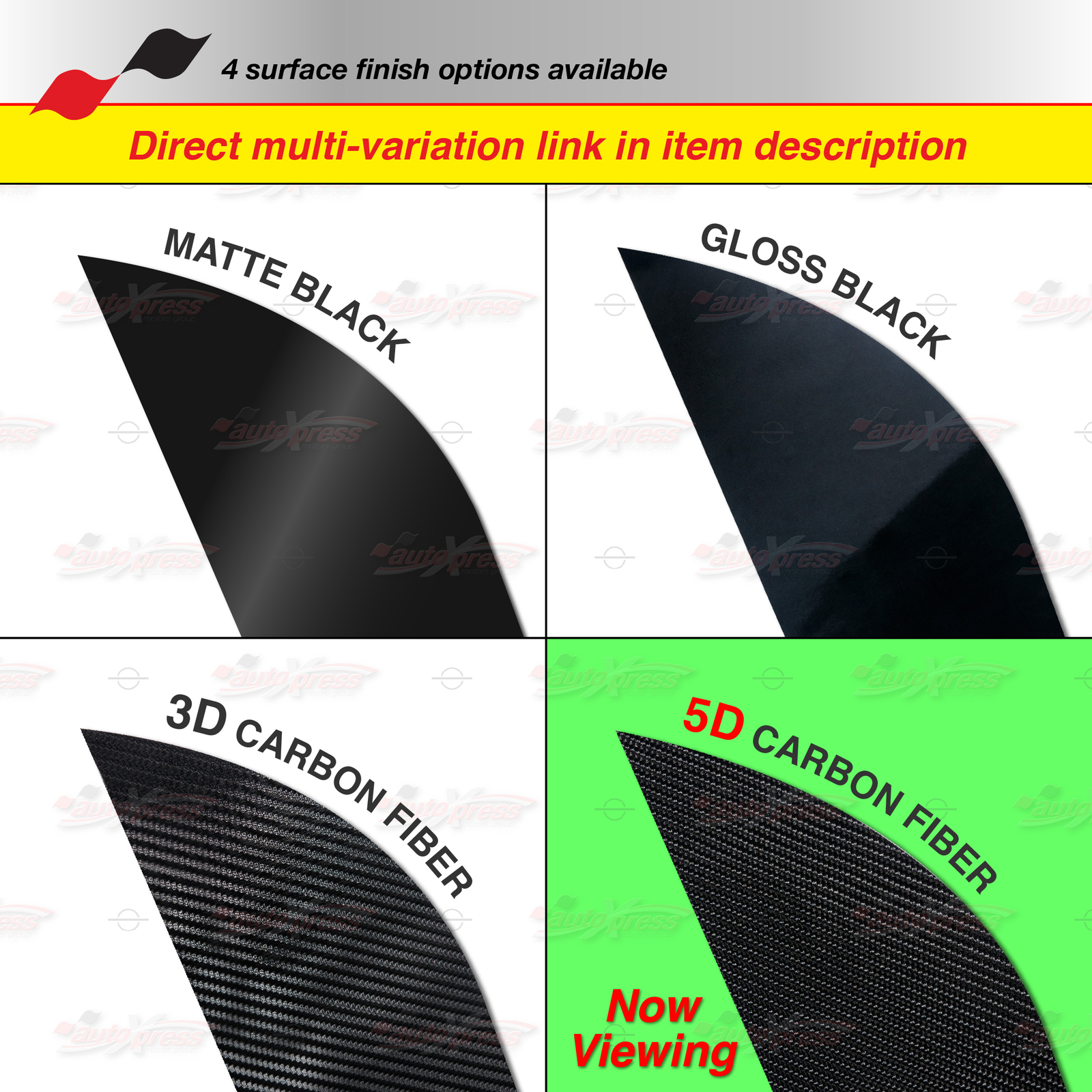 Performance Side Skirt Decal 5D CARBON PATTERN Stickers for BMW E60 E61 ...